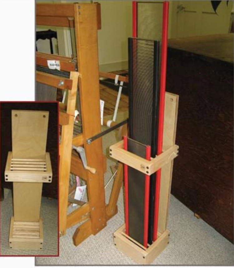 Harrisville Reed Rack Vertical Storage Small Footprint – The Spinnery Store