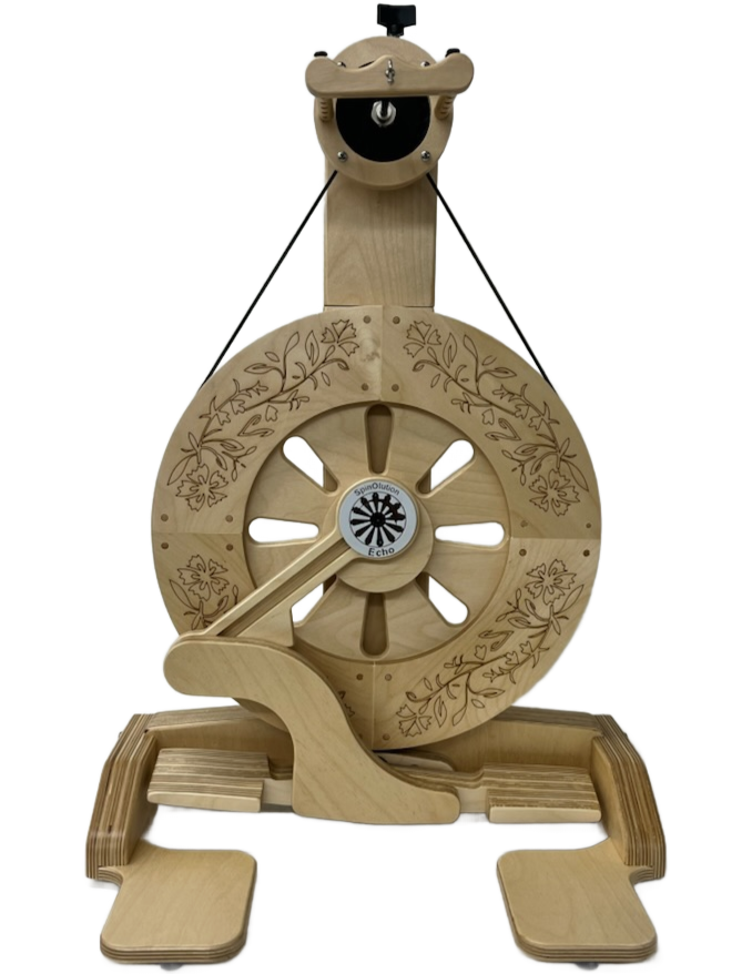 SpinOlution Echo Spinning Wheel – Lightweight, Portable, Multiple Flyer ...