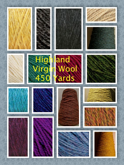 100% Virgin Highland Wool Yarn – The Spinnery Store