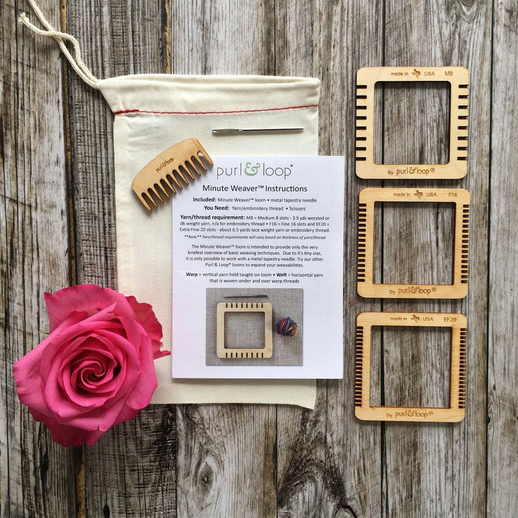 Purl & Loop Minute Weaver Looms: Quick and Easy Weaving – The Spinnery ...